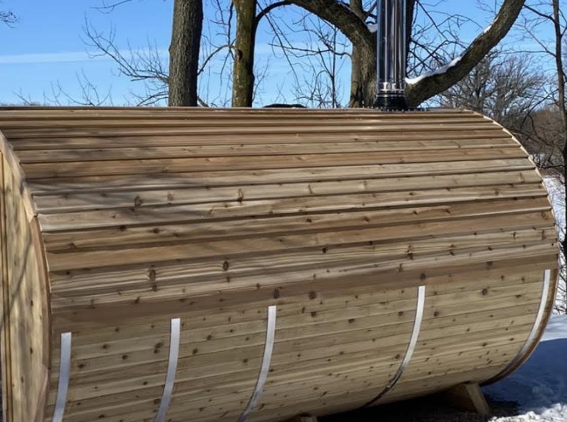 7' x 8' Clear Red Cedar Panoramic - Modular Decor